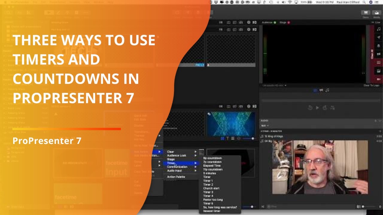 ProPresenter 7 Tutorial: Three ways to use timers and countdowns in ProPresenter 7