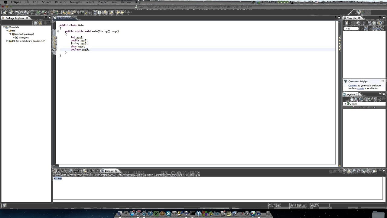 Java Programming: Variables and System.out.print