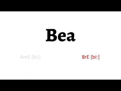 How to Pronounce bea in American English and British Englishbea
