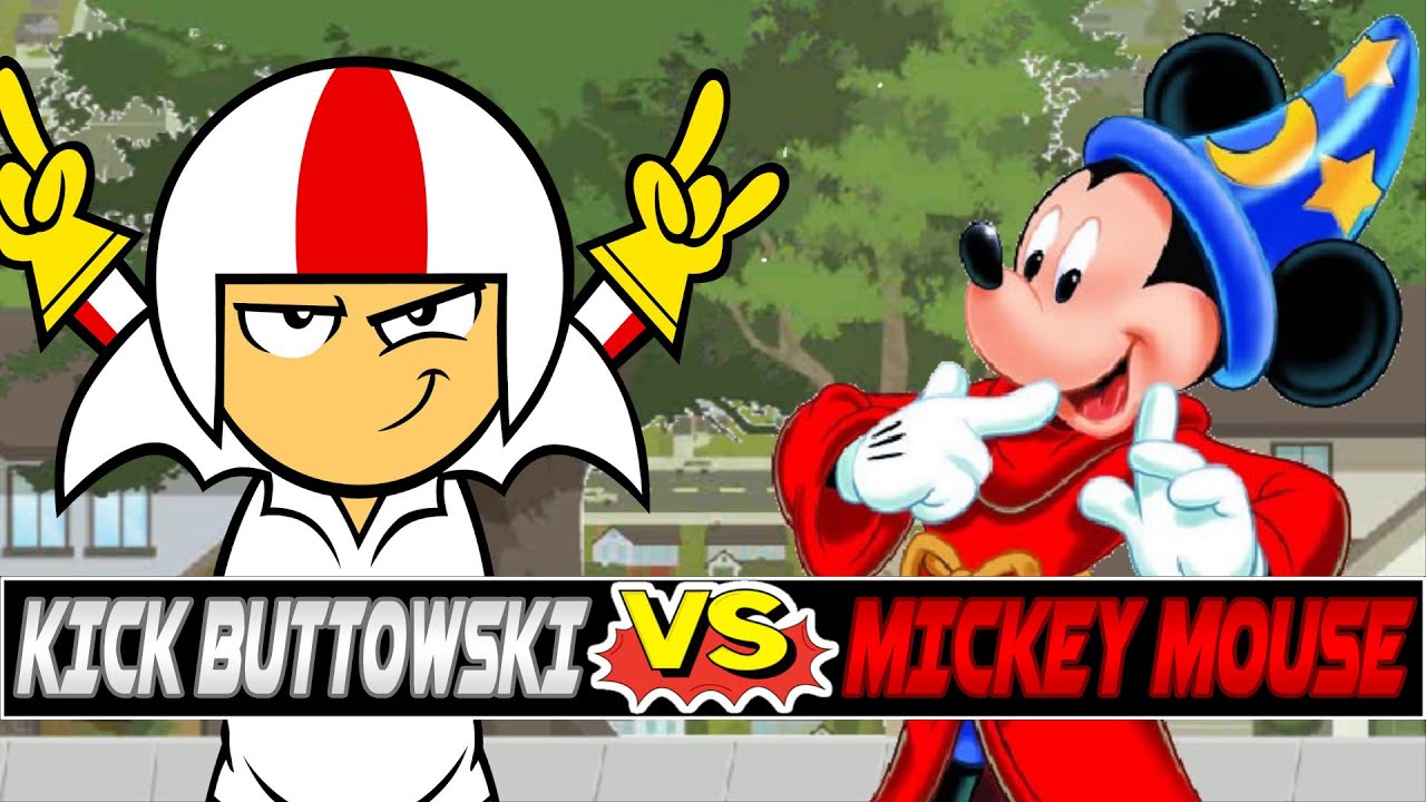 M.U.G.E.N. Battles | Kick Buttowski vs Mickey Mouse