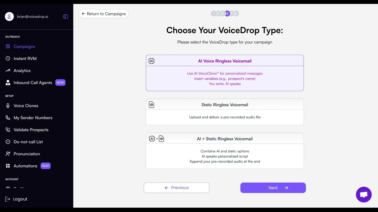 Getting Started with VoiceDrop for Ringless Voicemail