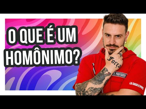 O que são homônimos? Prof. Pablo Jamilk
