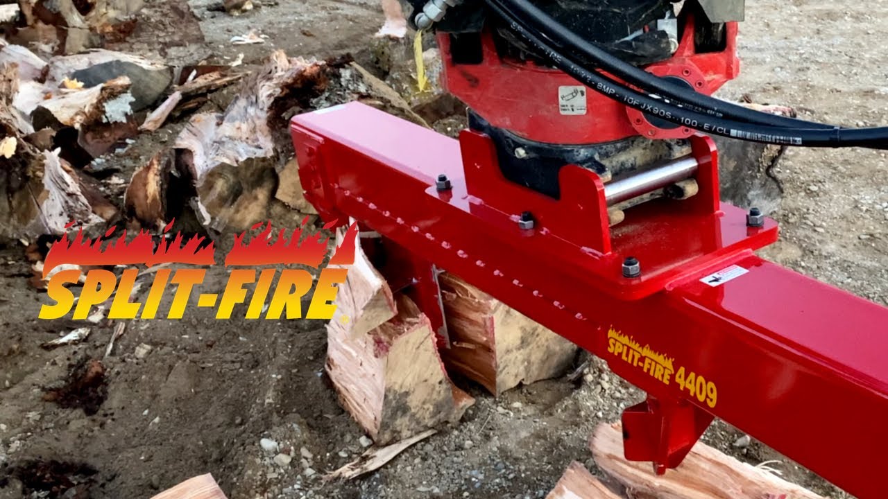 SPLIT-FIRE 4409 Log Splitter in Action