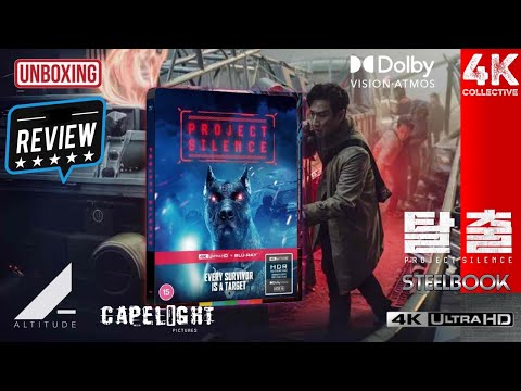 Project Silence 4k UltraHD Blu-ray Steelbook by Altitude Films / capelight Disc review & unboxing