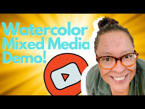 Crayon Resist Watercolor Painting On Paper