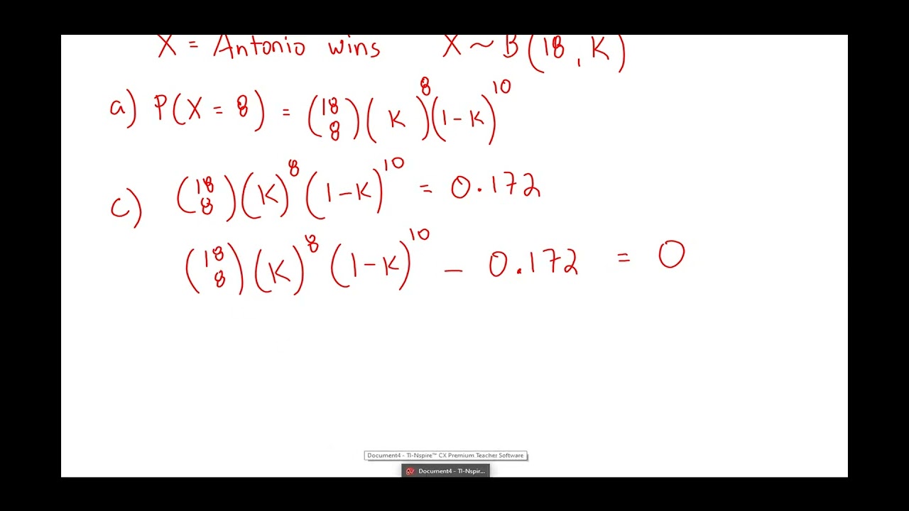 Binomial Distribution Ex2 Medium Level