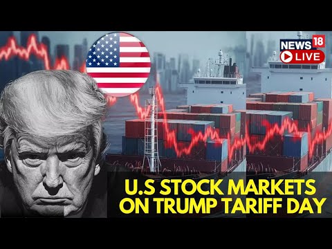 Donald Trump Tariff Announcement Live | Dow Jones Futures Fall With Trump Tariffs | U.S Markets LIVE