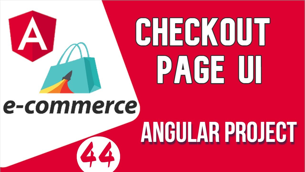Angular project tutorial #44 Checkout Page UI | Angular E-commerce Project