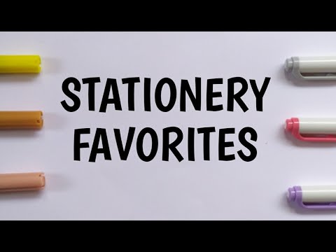 STATIONERY FAVORITES