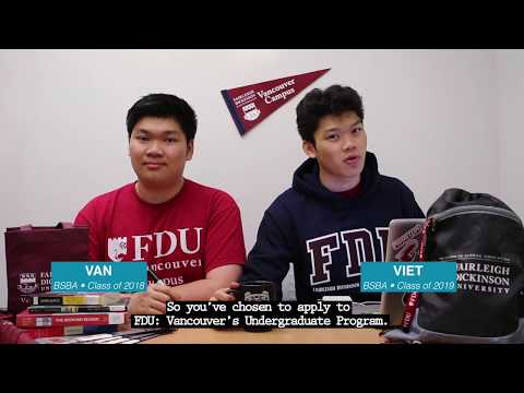 Applying to FDU Vancouver Undergraduate Programs
