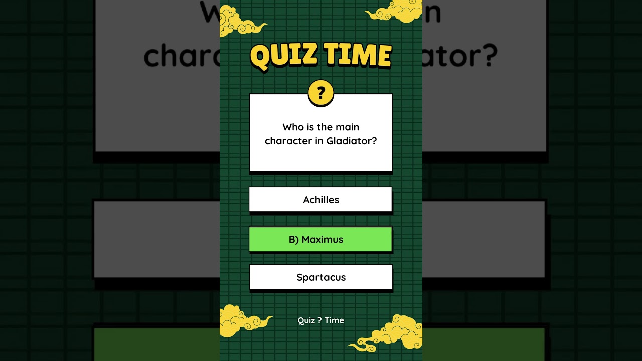 Quiz Time - #quiztime