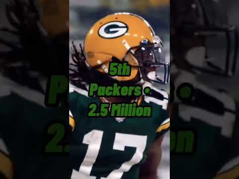 NFL Teams Ranked By Instagram Followers #nfl #shorts