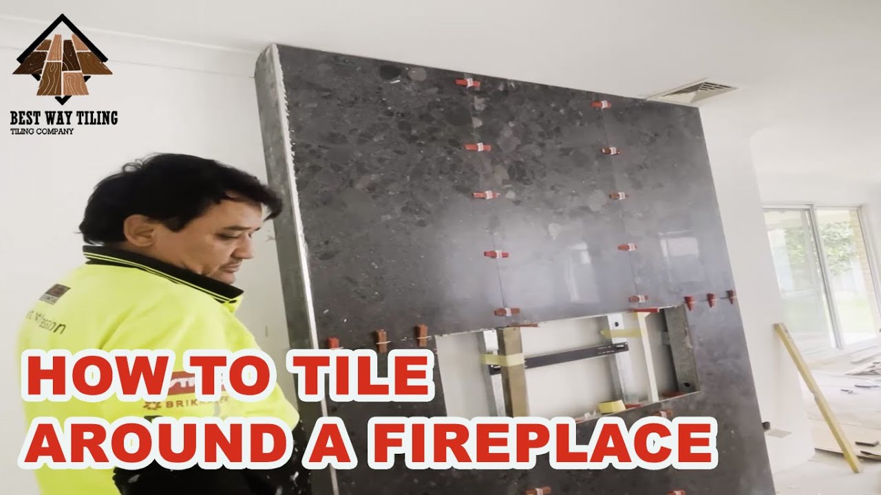 Large Tiles (Fireplace) Tiling | Large Format Tile | Large Tile Installation | Install Large Format