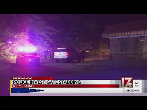 Garner police investigating stabbing