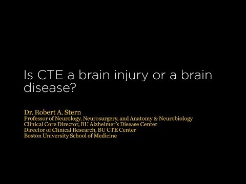 Is CTE a brain injury or brain disease?