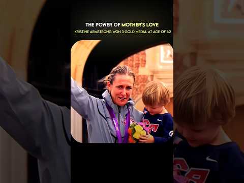 Kristine armstrong won gold medal at age of 42 for her son #motivation #mindset #goldmedalist