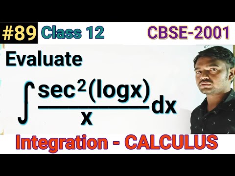 Integrate sec^2(logx)/x*dx, |Integration|Calculus|Class 12|Engineering|Graduation|nda|Maths|gate