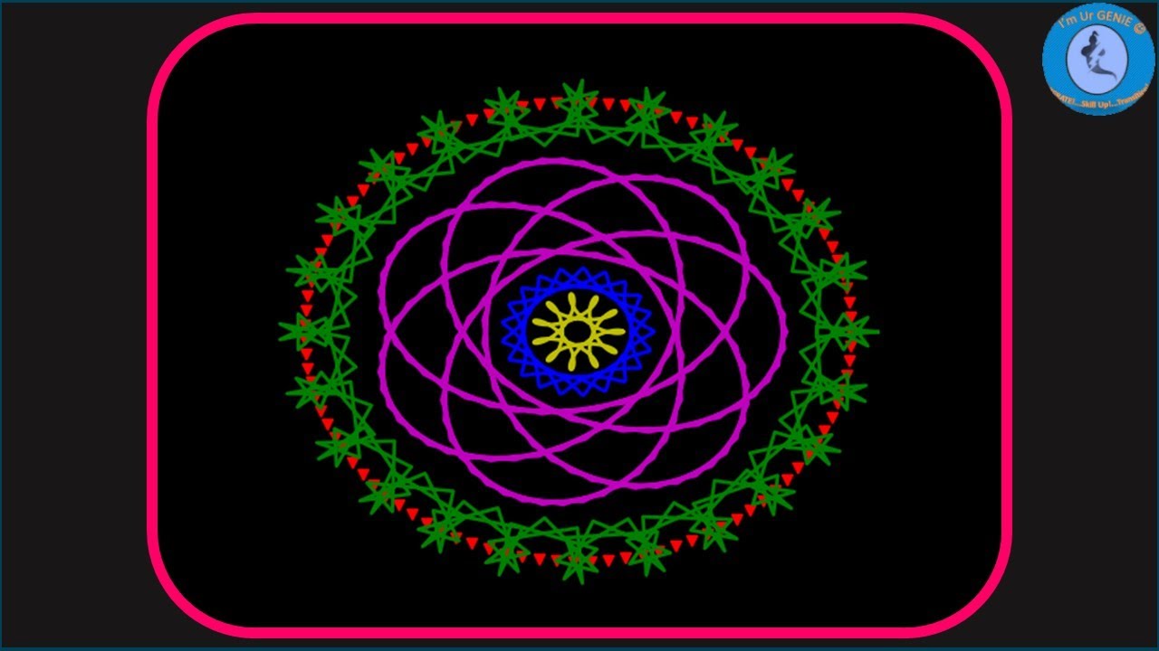 Python Graphics in Matplotlib | Hypotrochoid