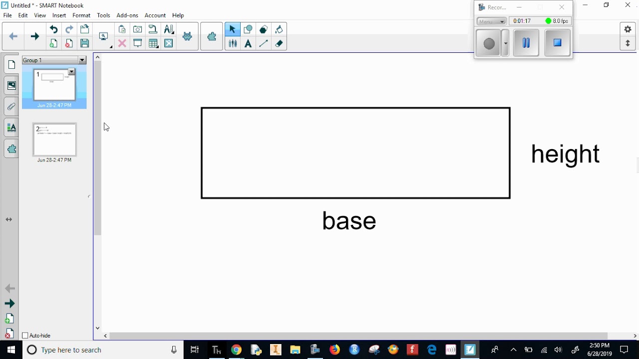 Finding perimeter of a rectangle using Python shell