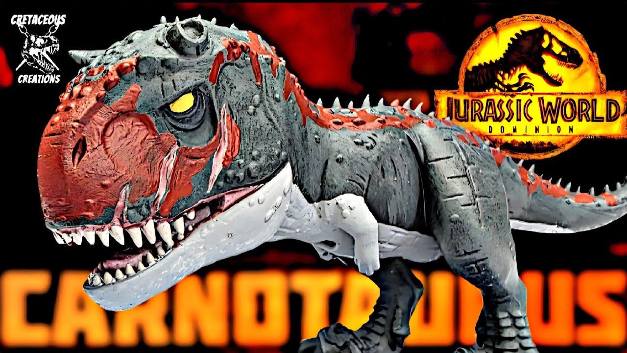 DEMON Carnotaurus!!! Jurassic World Dominion Carnotaurus by Cretaceous Creations Review!!!