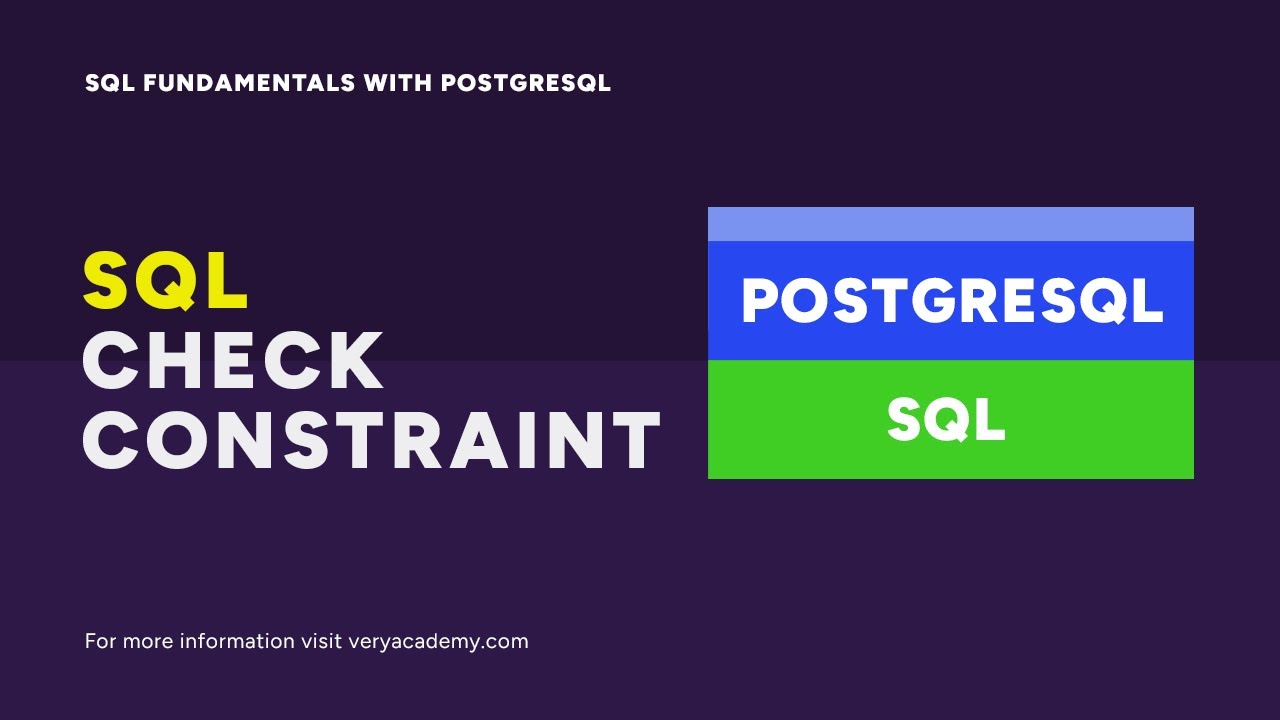 Introducing Check Constraints | SQL Fundamentals with PostgreSQL