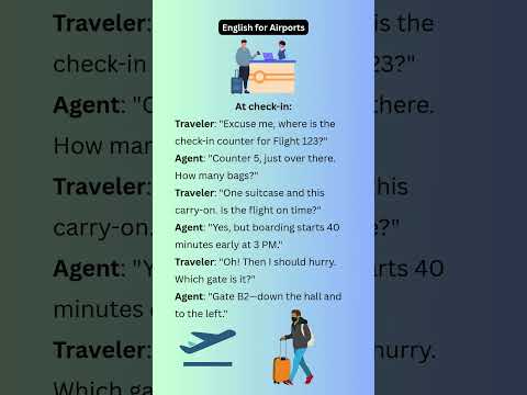 Everyday English | Dialogue at the Airport #everydayenglish