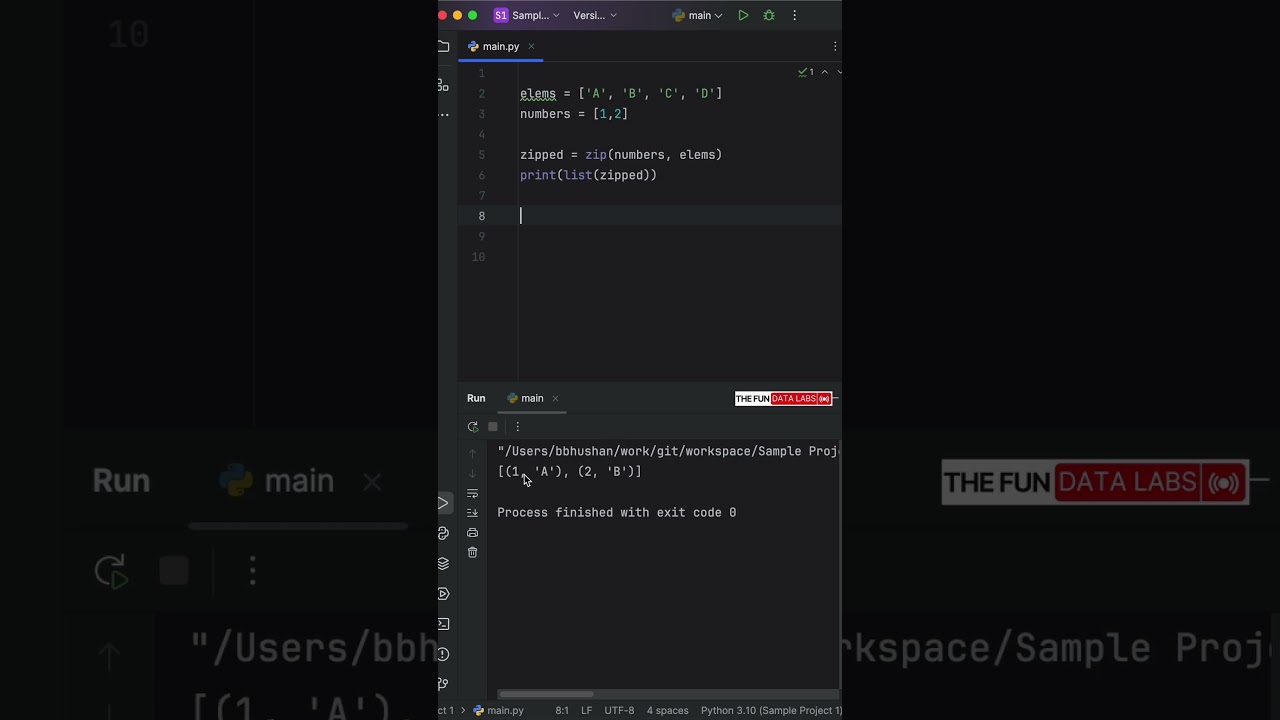 Zip Makes Crazy Until Today #python #code #programming