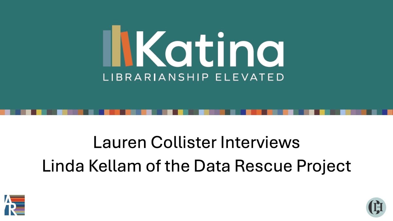 Lauren Collister Interviews Lynda Kellam about the Data Rescue Project