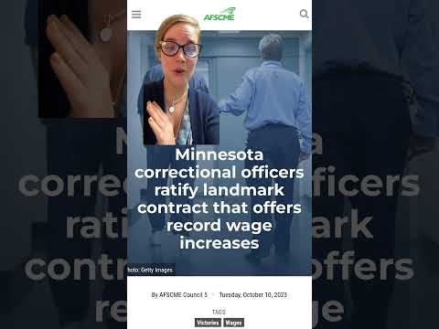 Minnesota correctional officers ratify landmark contract