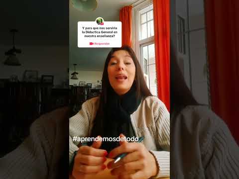 ¿Para qué sirve la DIDÁCTICA GENERAL?