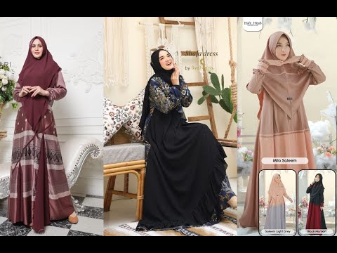 Model Baju Gamis Wanita Muslim Terbaru 2021//2022 Trend