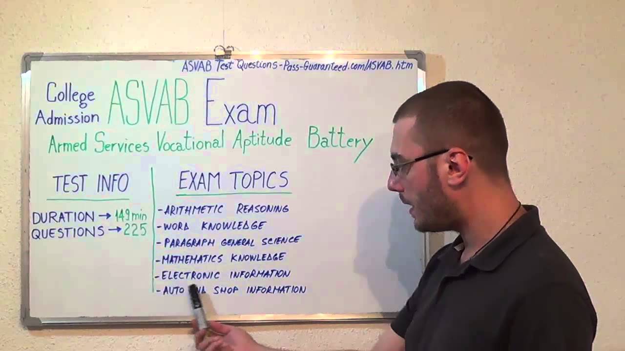 ASVAB Test Questions Exam PDF Answers