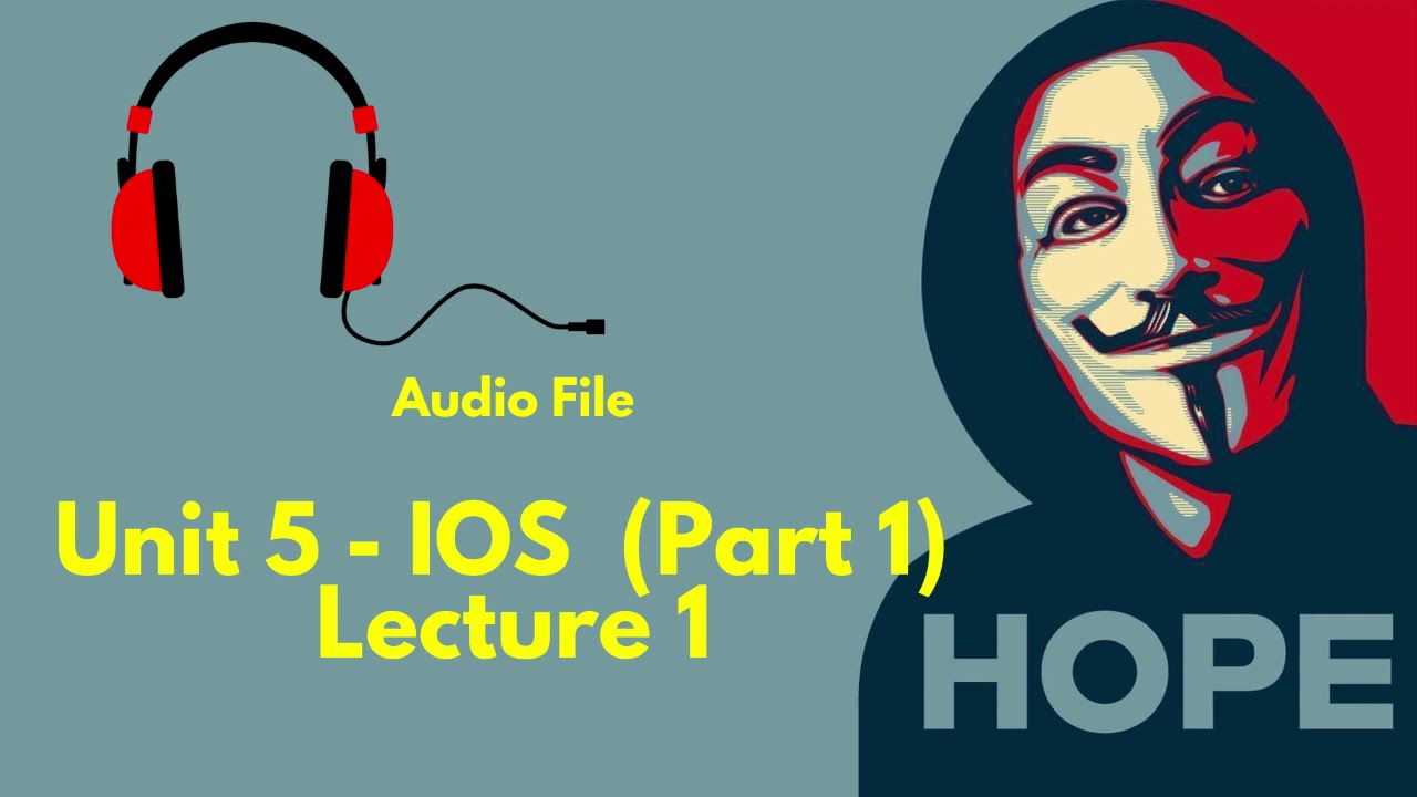 Unit 5 - IOS Architecture (Part 1) | Lecture 1 | Mobile Computing