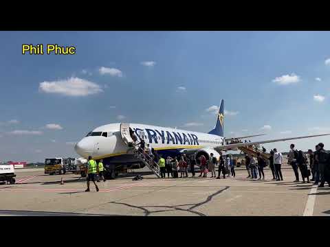 Whole trip Ryanair FR5740 Bratislava airport (BTS) - Copenhagen airport (CPH)