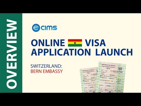 Embassy of Ghana Bern new online Visa application