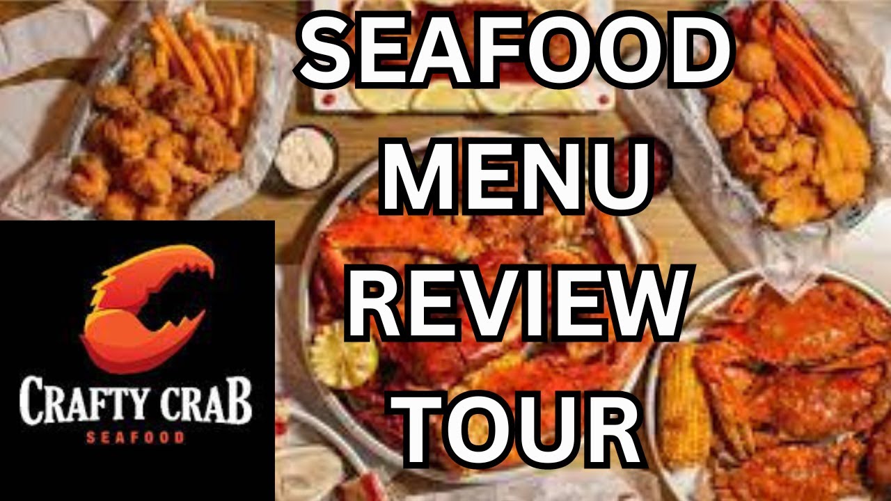 Crafty Crab Seafood Restaurant Review, Menu, & Tour in 4K - Seafood Boil Restaurant! Delicious!