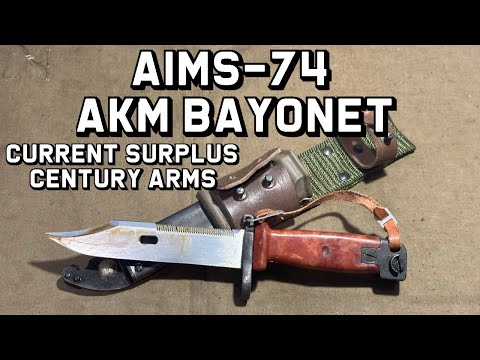 AIMS 74 AKM Bayonet - Current Military Surplus from Century Arms