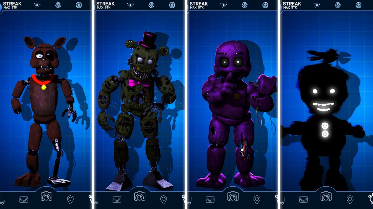 FNAF Hoax Animatronics Jumpscare & Workshop Animations