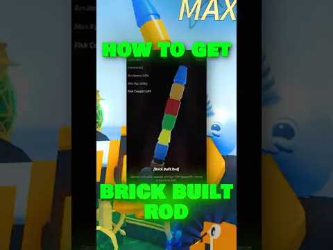 How to Get BRICK BUILT ROD in Fisch? #shorts @DapperFellas