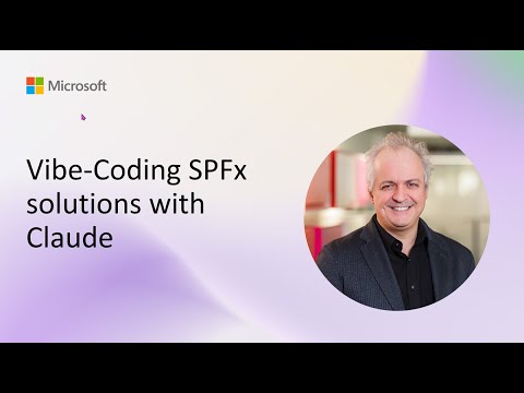 Claude for SPFx: Vibe-Coding Tips