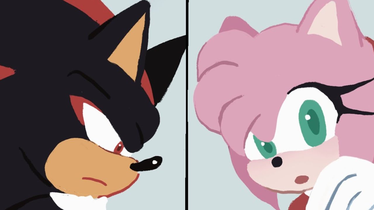 Shadow's Different with Amy  (Shadamy Sonic Comic Dub)