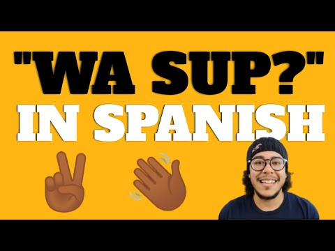 How To Say WHAT'S UP In Spanish 🤝🏽 Different Ways To Say Hello In Spanish | Blacklingual