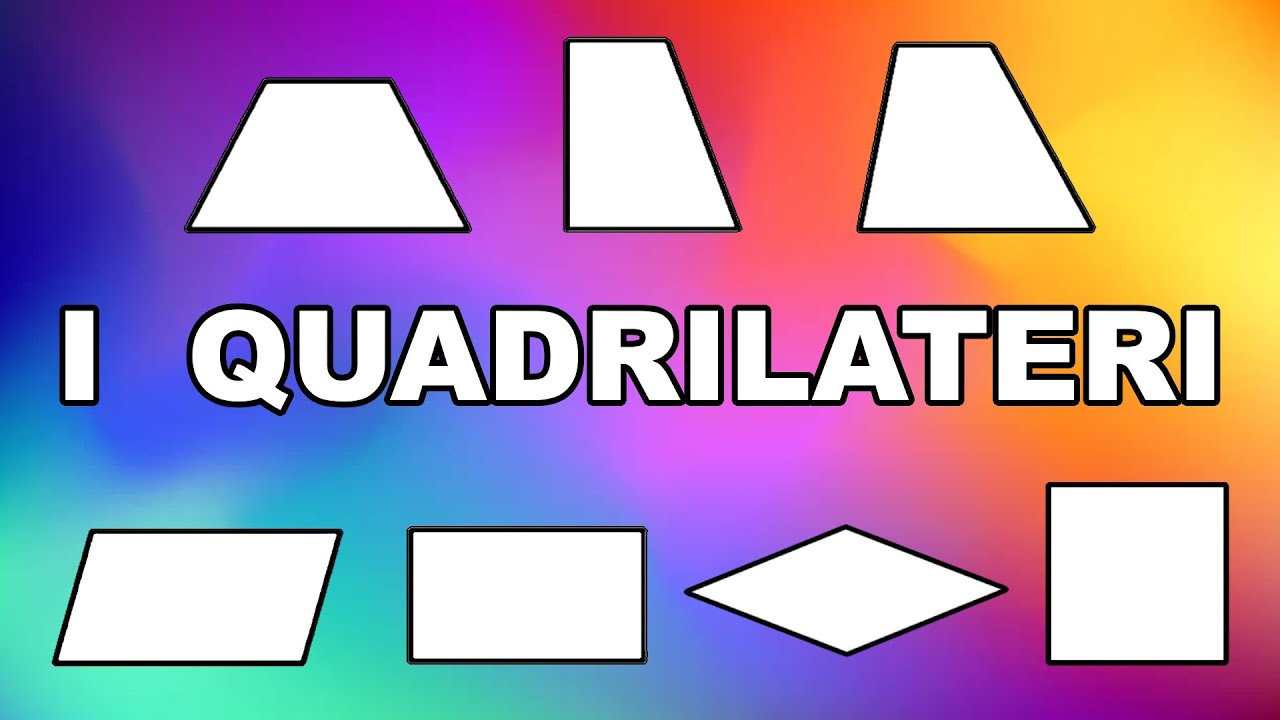 🟥🔷 I QUADRILATERI  (Trapezi e Parallelogrammi) 🔶🟩 Geometria Piana