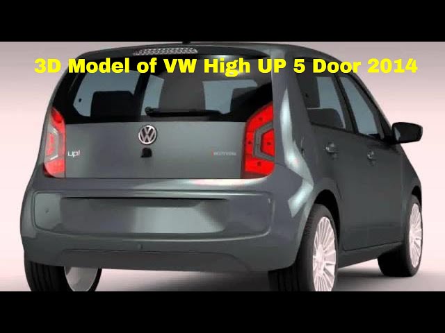 VW High UP 5 door 2014 3D Model - FlatPyramid