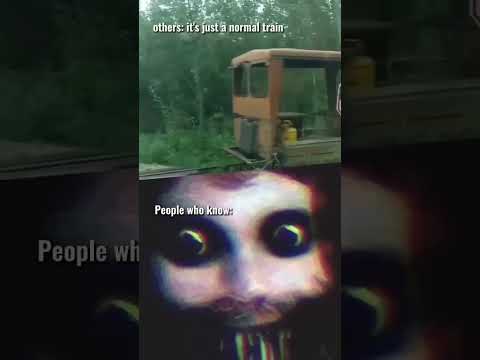 creepy creature???? #creepy #horror #haunted #scary #ghost #car #train #viral #fyp  #shorts #yt