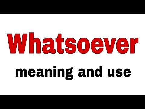 Whatsoever - meaning and use | Whatsoever कहां लगाते हैं #english #grammer #vaishnavisingh #shorts