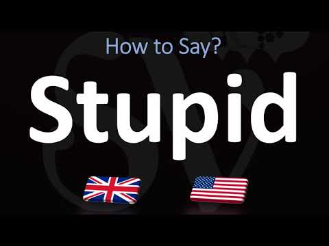 How to Pronounce Stupid? (2 WAYS!) UK/British Vs US/American English Pronunciation