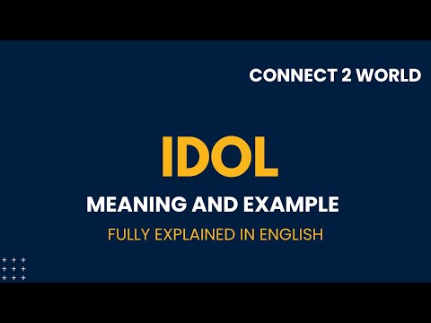 What Does idol Means || Meanings And Definitions With idol in ENGLISH