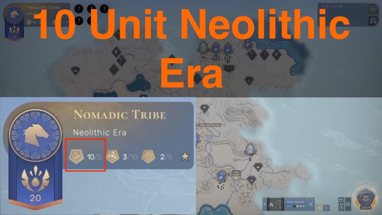 10 Unit Neolithic Era - Humankind on Humankind/ Maximum Difficulty