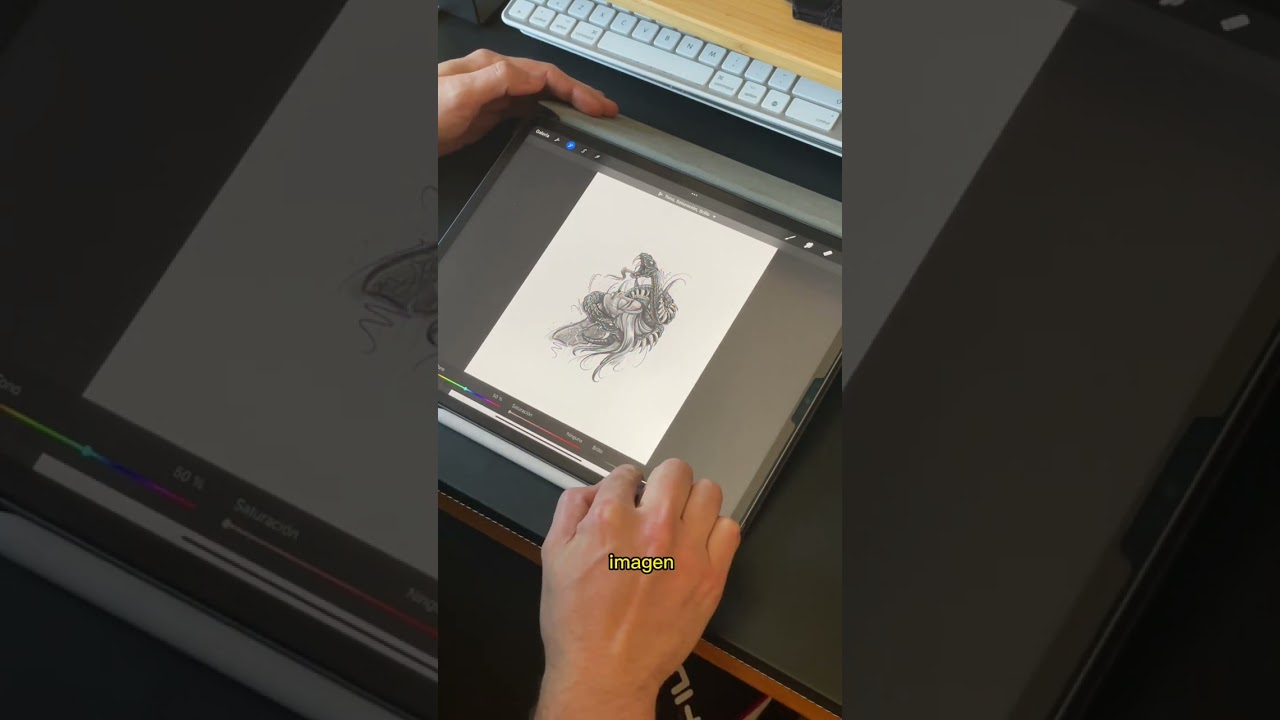 Prepare tattoo stencils in less than 1 minute with Procreate